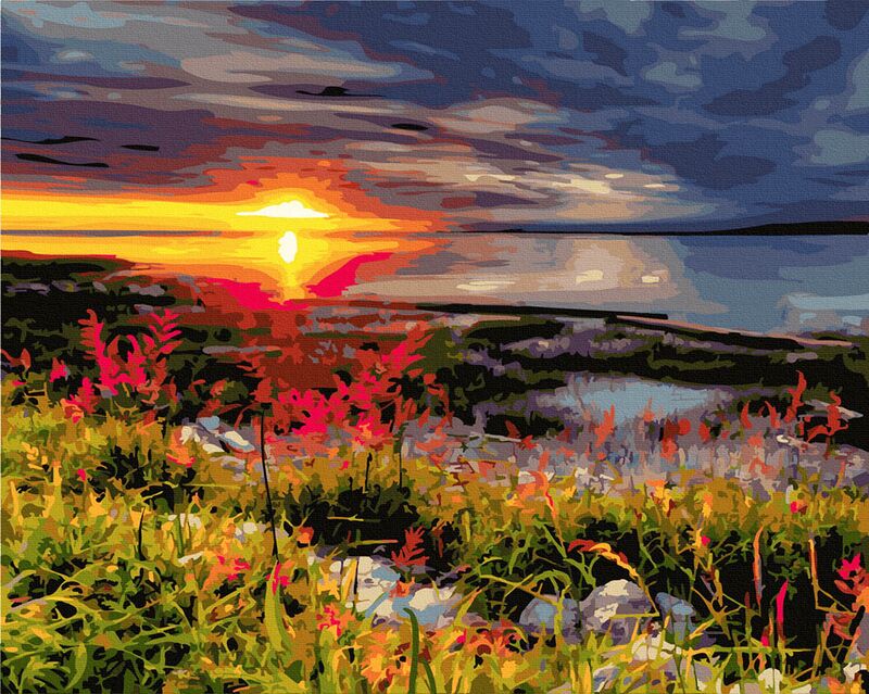 Ländliche Idylle 40x50 - Malen nach Zahlen - iPicasso