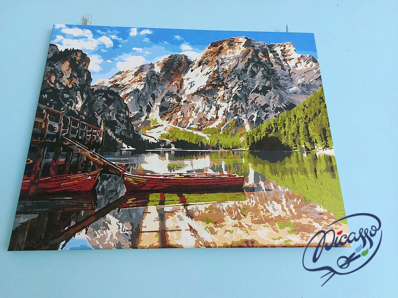 Eine traumhafte Aussicht... 40x50 - Malen nach Zahlen - iPicasso